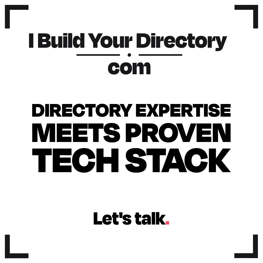I Build Your Directory